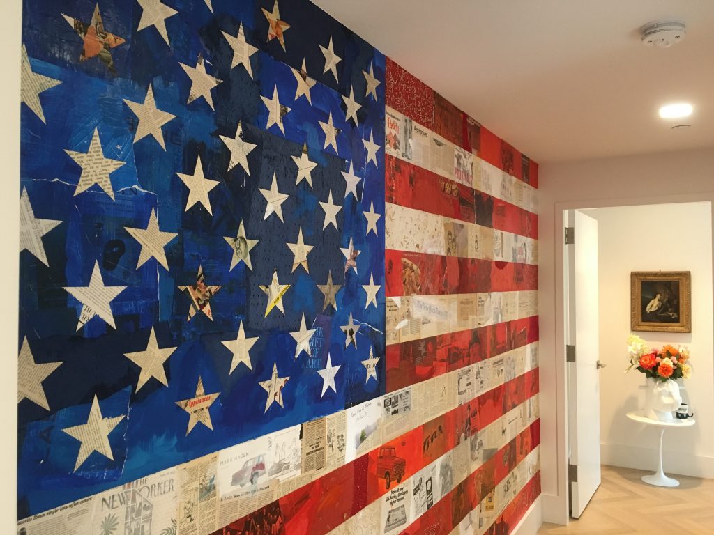 American Flag Mural | Cey Adams